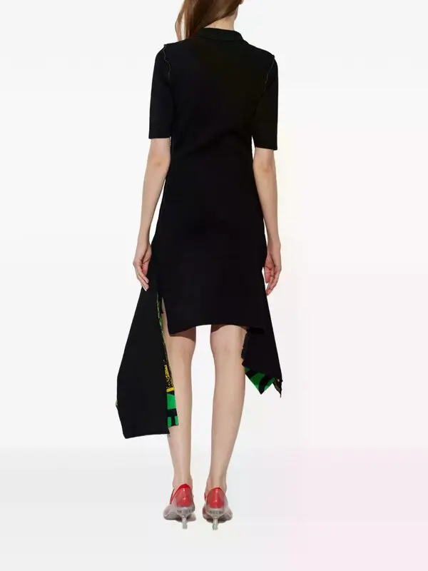Loewe Asymmetric Graphic-print Dress