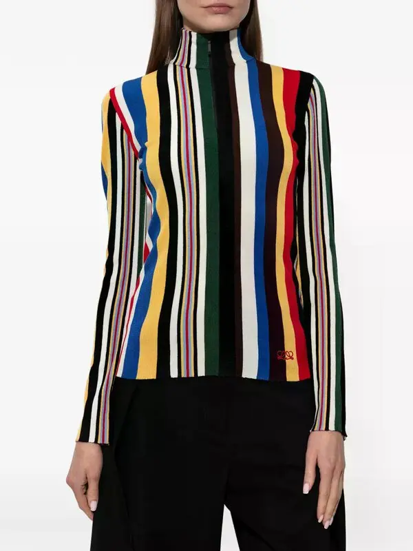 Loewe Striped Ribbed Top