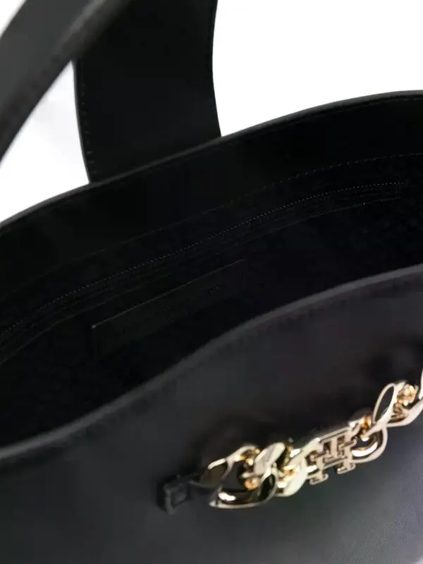 Tommy Hilfiger Monogram Chain-detail Satchel