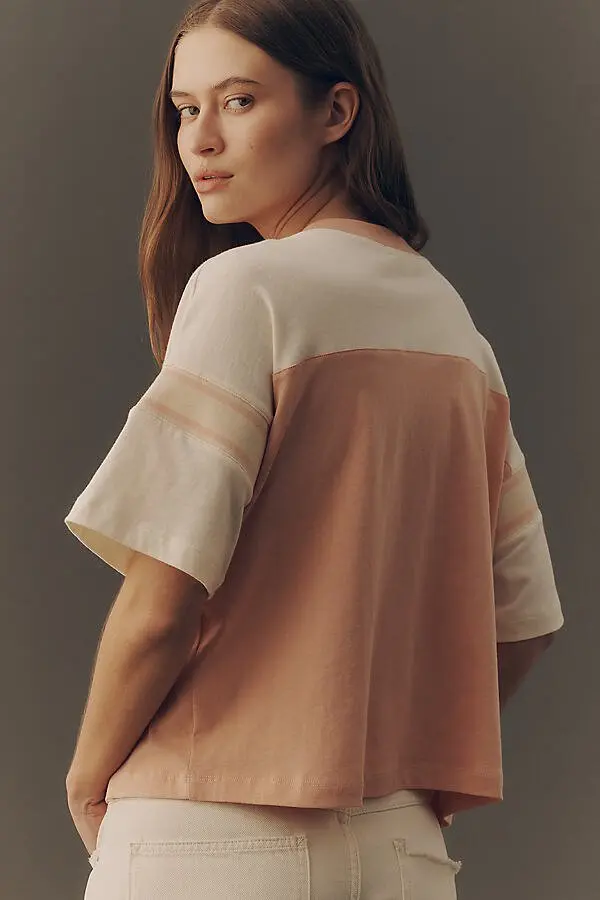 Chaser Palmer Perfect Cotton Tee - Pink Pattern