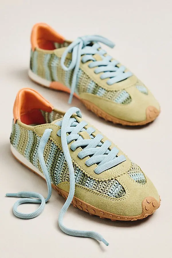 HOFF Bridge Crochet Sneakers - Green Pattern