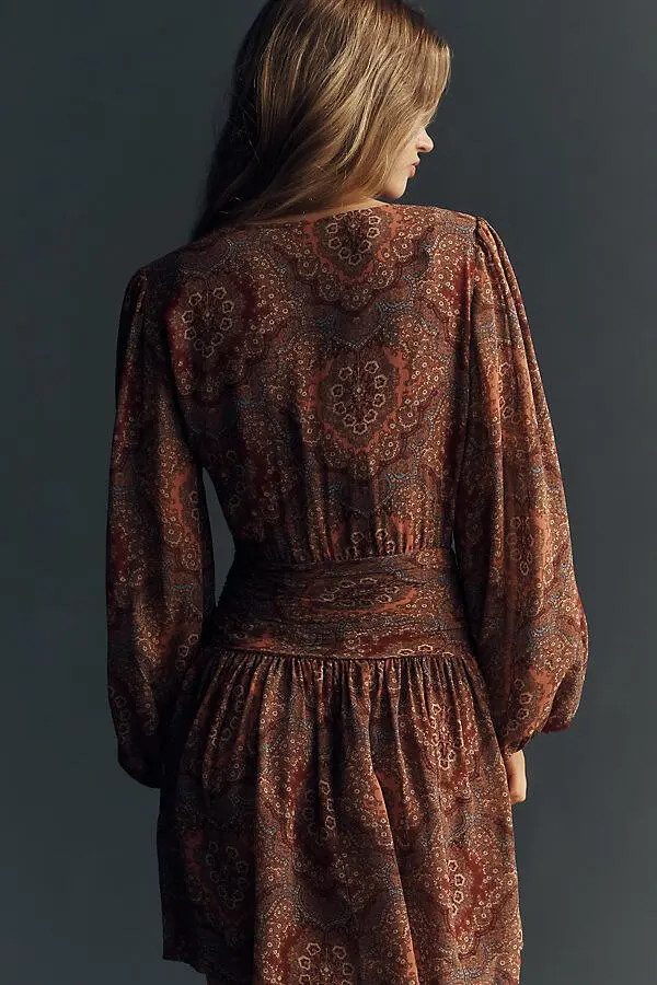Paige Lainey Silk Mini Dress
