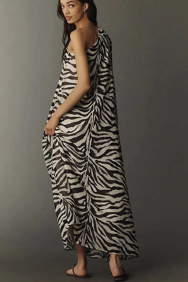 OWNLEY One-shoulder Kaftan