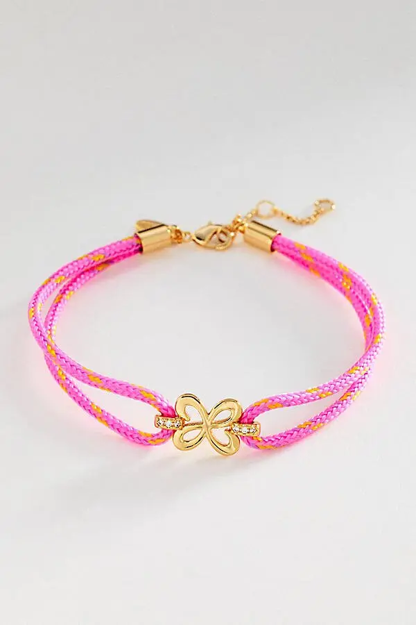 Maeve Cord Bracelet - Pink