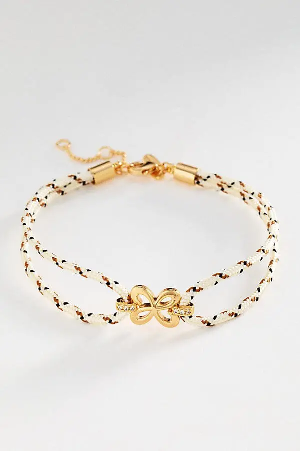 Maeve Cord Bracelet - White