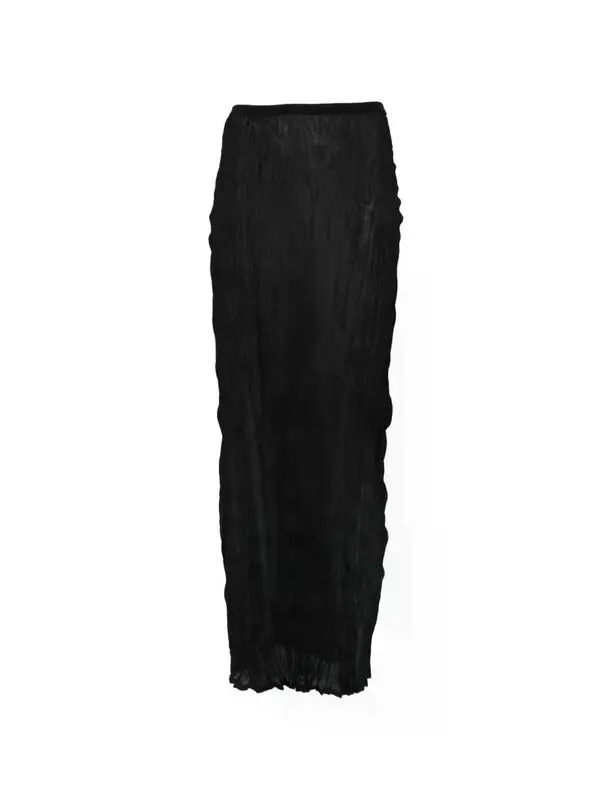 TOTEME Crinkled Maxi Skirt - Black