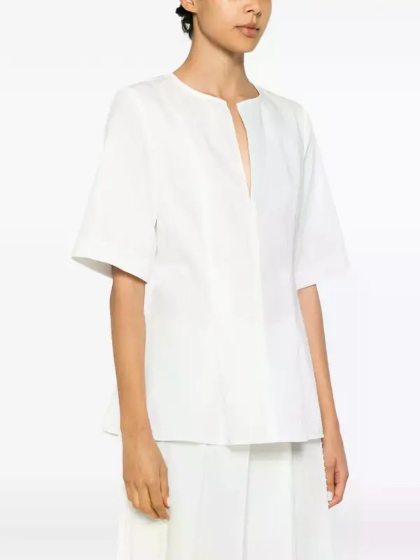 TOTEME V-neck Blouse - White