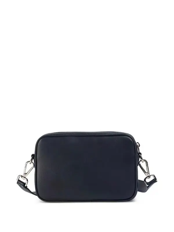 DOUCAL'S Leather Messenger Bag - Blue