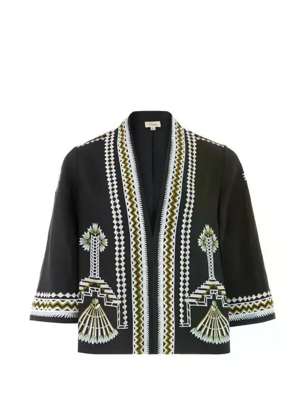 TEMPERLEY LONDON Embroidered Linen Jacket