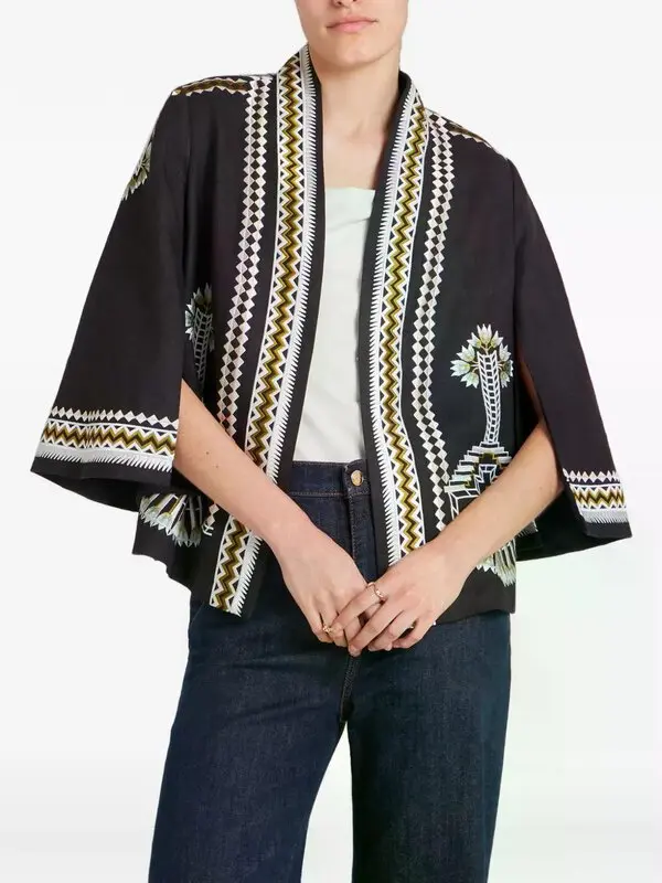 TEMPERLEY LONDON Embroidered Linen Jacket