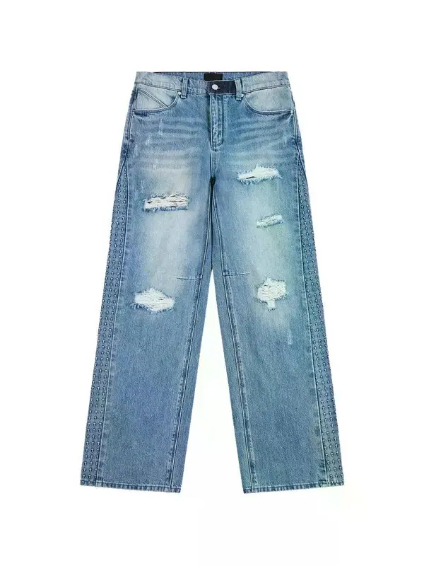 RtA Zed Distressed Jeans - Blue