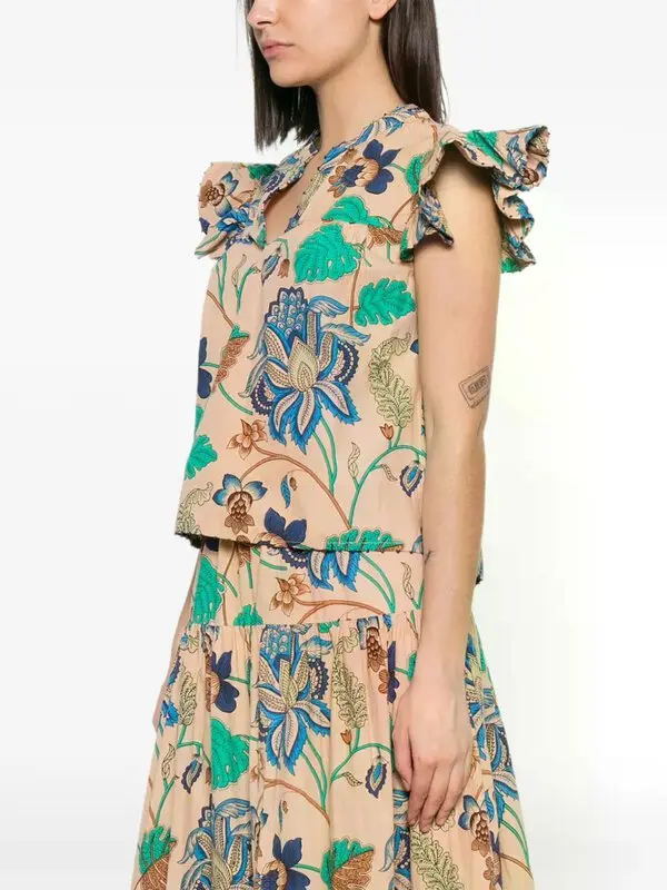 PHILIPPA 1970 Wendy Floral-print Blouse