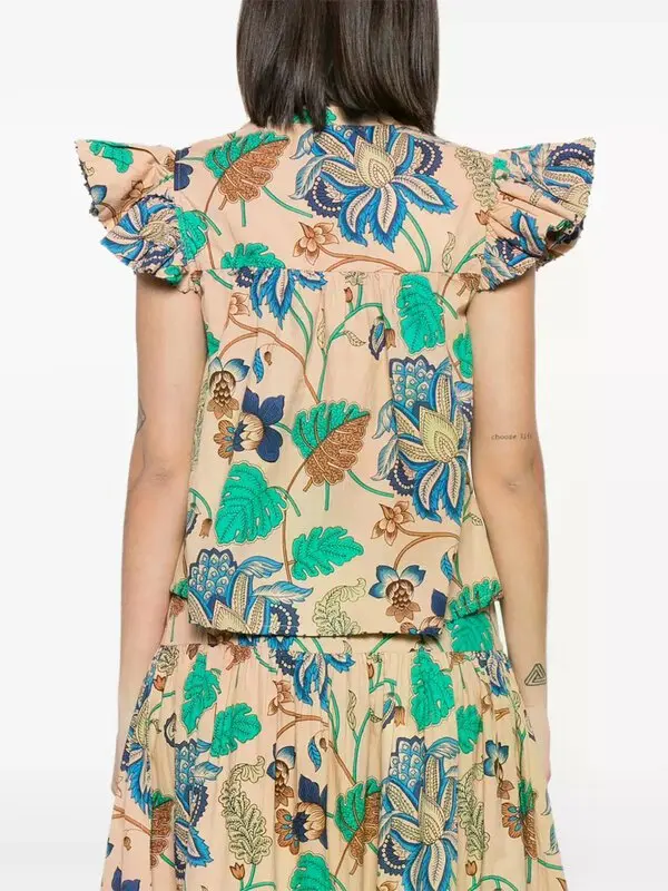PHILIPPA 1970 Wendy Floral-print Blouse