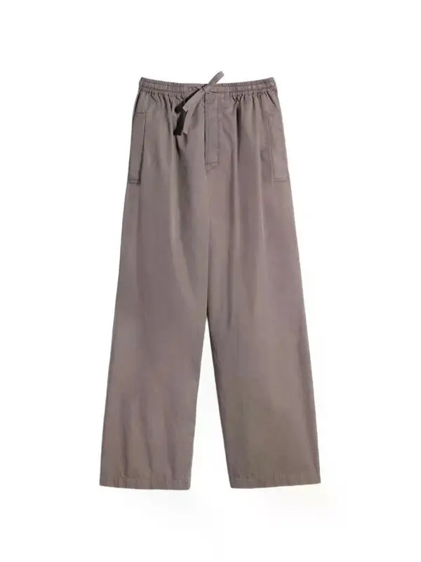 LEMAIRE Light Cotton Twill Pyjama Pants - Brown