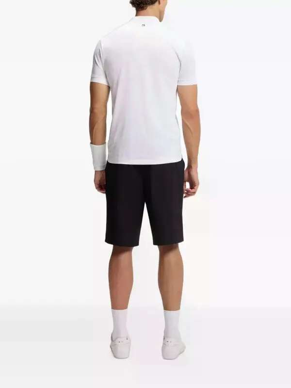 BOSS Bodymapping-jersey Slim-fit Polo Shirt With Zip Neck - White