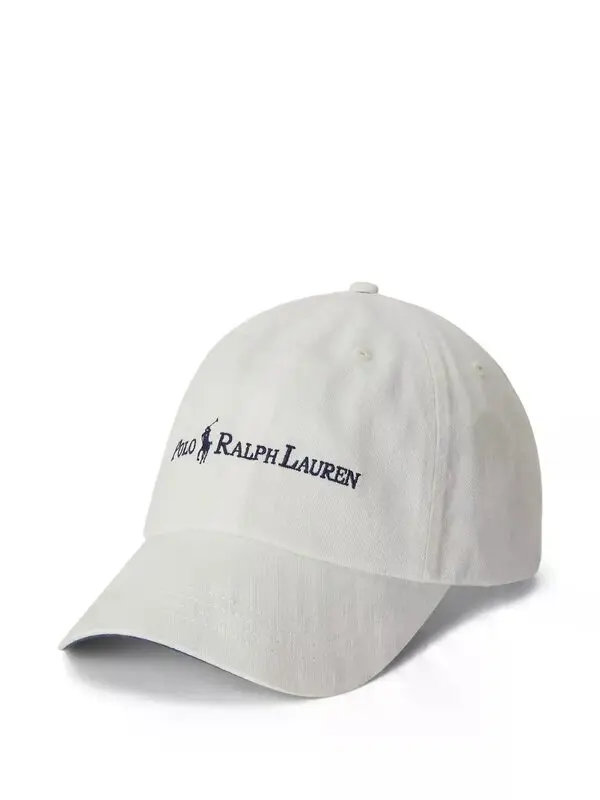 Polo Ralph Lauren Logo Embroidered Cap - White