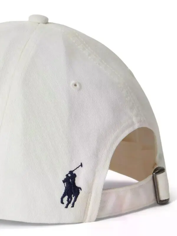Polo Ralph Lauren Logo Embroidered Cap - White