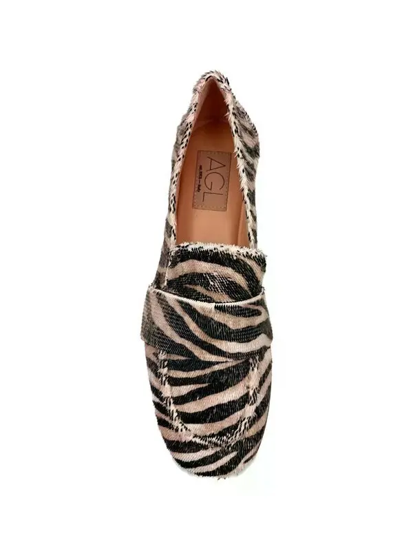 Agl Marienne Zebra-print Loafers