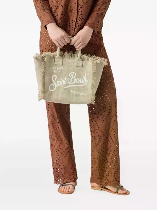 MC2 SAINT BARTH Colette Fringed Tote Bag