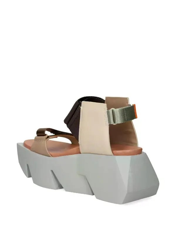 United Nude Panelled Touch-strap Sandals