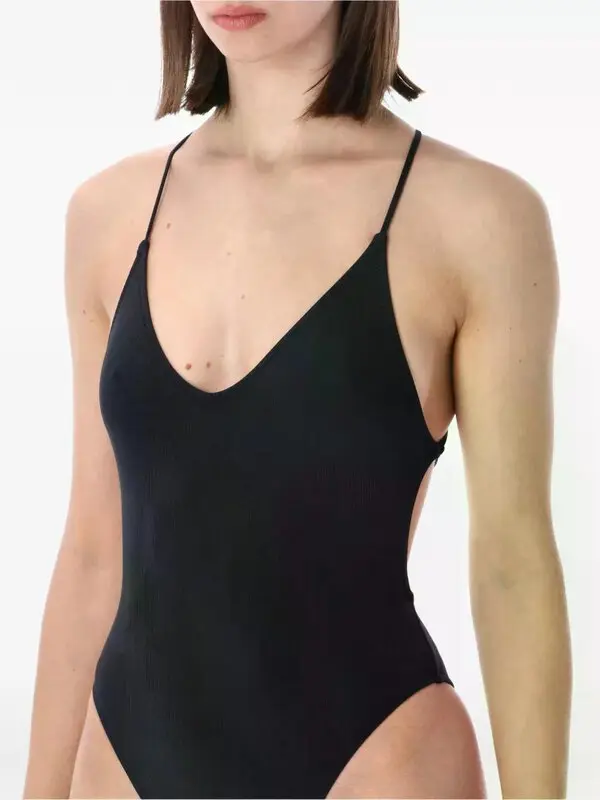 BELAMER Elen Ribbed Crossover-strap Swimsuit