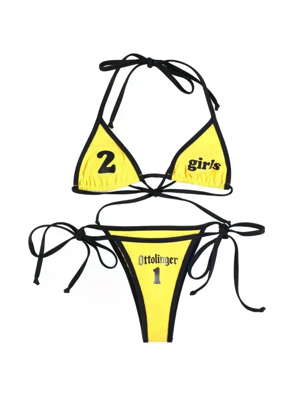 Ottolinger Logo-print Bikini - Yellow