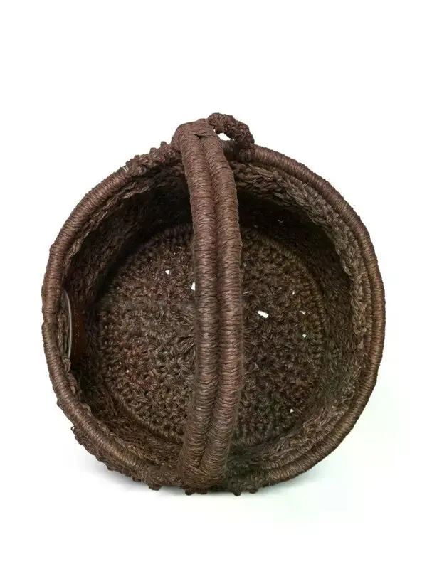 Tory Burch Ella Hand-crocheted Popcorn Bucket Bag - Brown