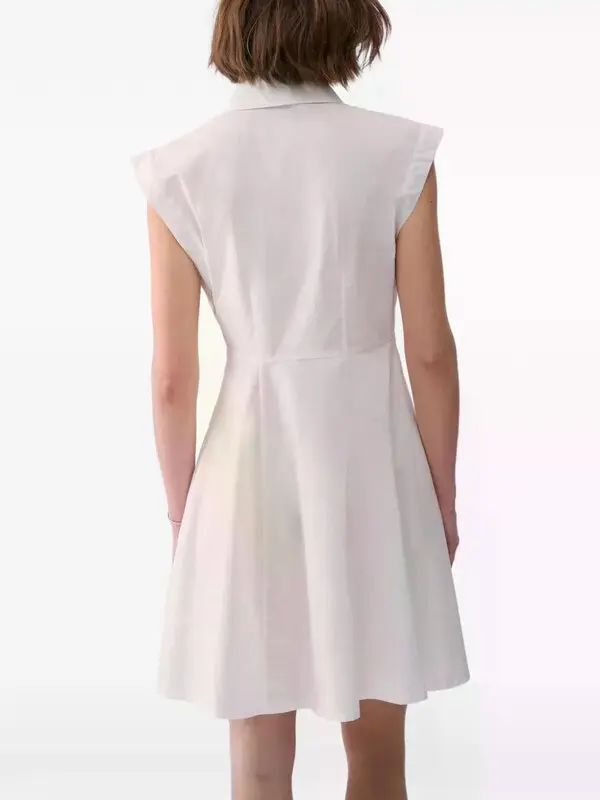 Liu Jo Sleeveless Poplin Dress - White