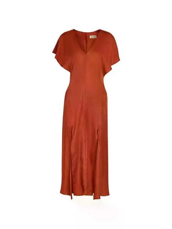 AKYN Flutter-sleeve Dress