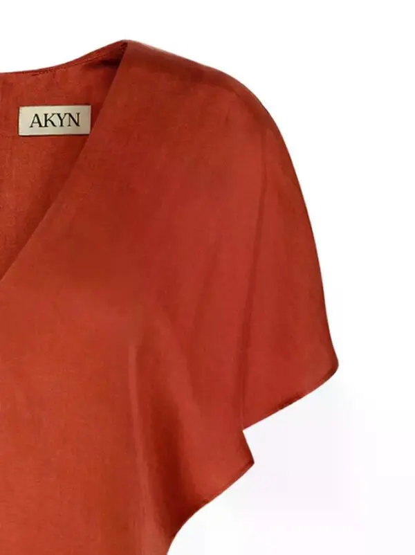 AKYN Flutter-sleeve Dress