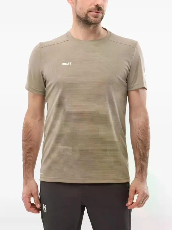 PASCAL MILLET Fusion Logo-print T-shirt - Neutrals