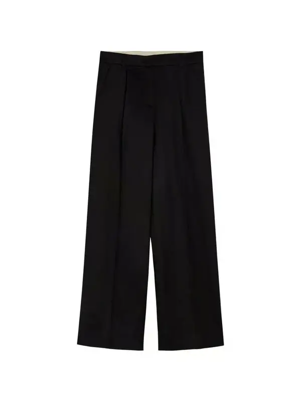 AKYN Perla Pleated Wide-leg Trousers