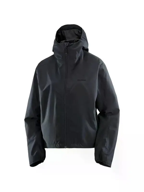 SALOMON Outscape 2l Logo-print Hooded Jacket - Black