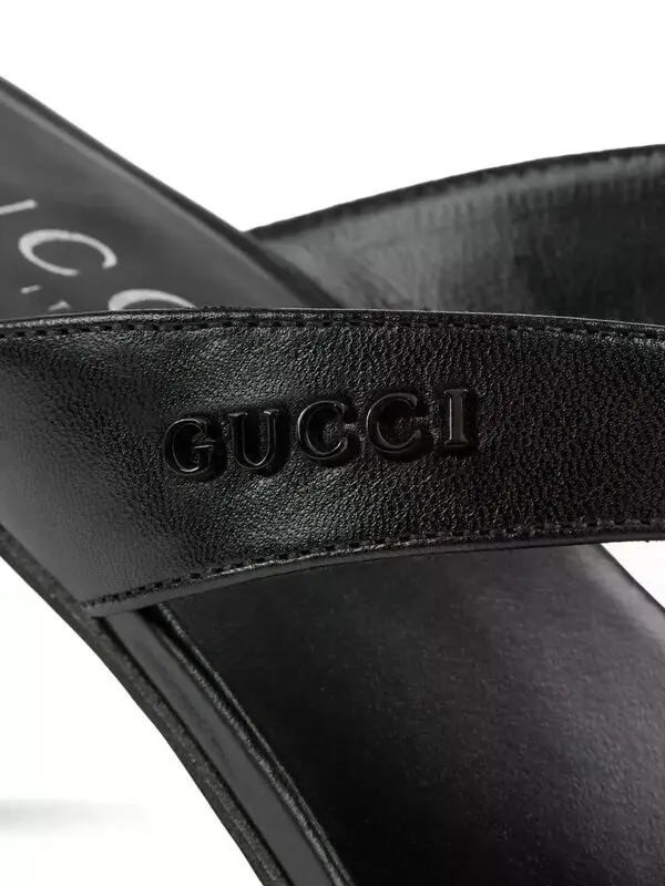 Gucci Vittoria Leather Sandals