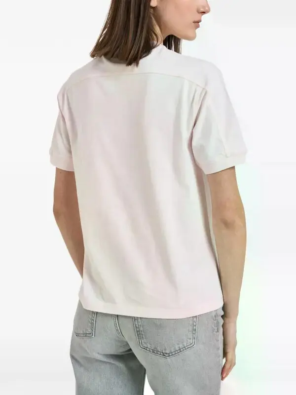 ANINE BING Logo-print Crest-embroidered T-shirt