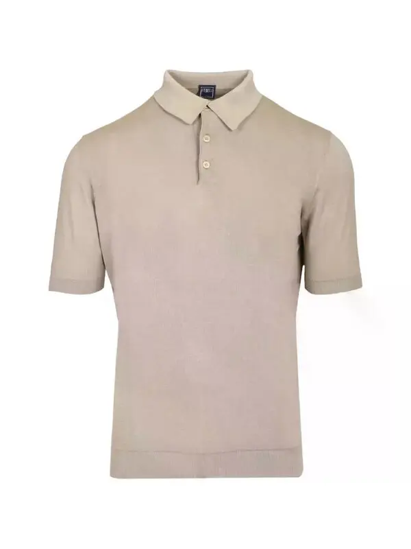 Fedeli Garment-dyed Plain-stitch Polo Shirt - Neutrals
