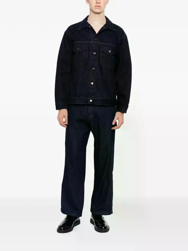 BLUE BLUE Contrast Stitch Denim Jacket