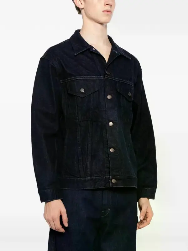 BLUE BLUE Contrast Stitch Denim Jacket