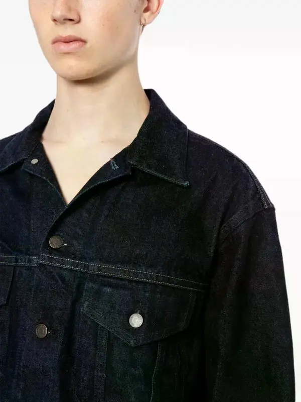 BLUE BLUE Contrast Stitch Denim Jacket