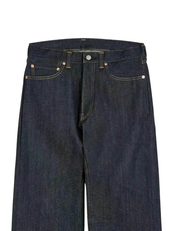 BLUE BLUE Contrast-stitch Jeans