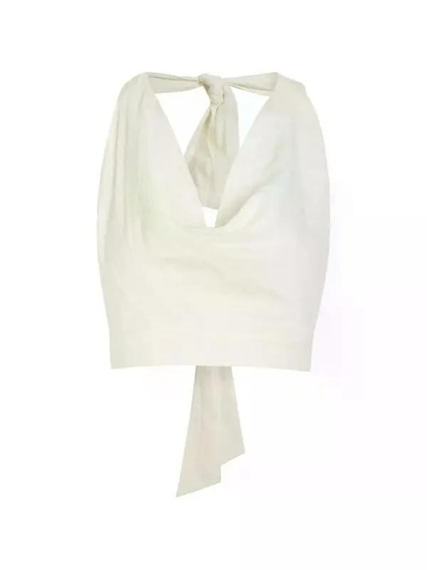 DELOS Ayla Halterneck Top - Neutrals
