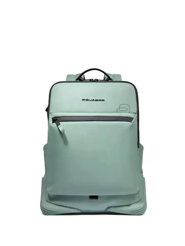 PIQUADRO Water-resistant 14-inch Computer Backpack - Green