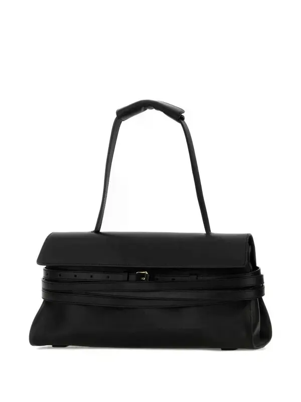 Moschino Tie Me Leather Tote Bag