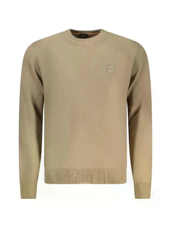 BOSS Cotton Cashmere Sweater - Brown