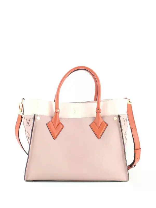 LOUIS VUITTON On My Side Monogram Tuffetage Leather Mm Tote Bag - Neutrals
