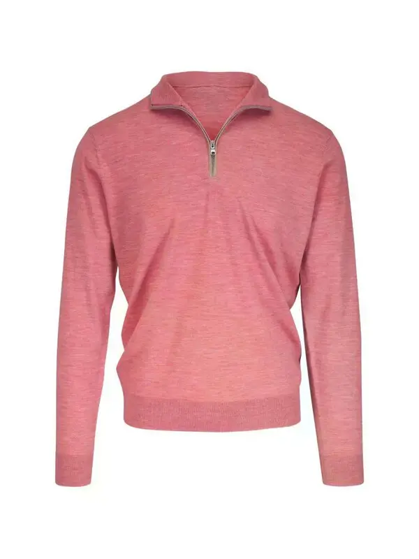 Peter Millar Excursionist Flex Quarter-zip Sweater - Pink