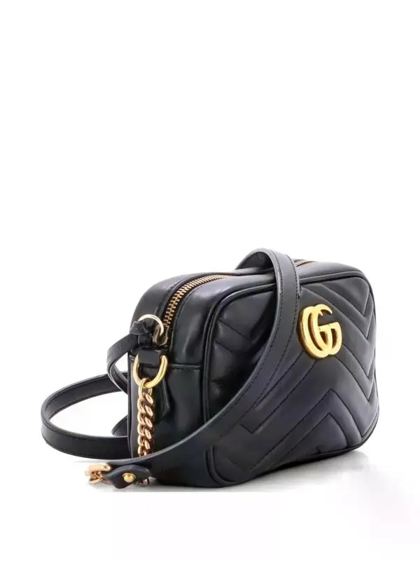 Gucci Gg Marmont Mini Crossbody Bag - Black