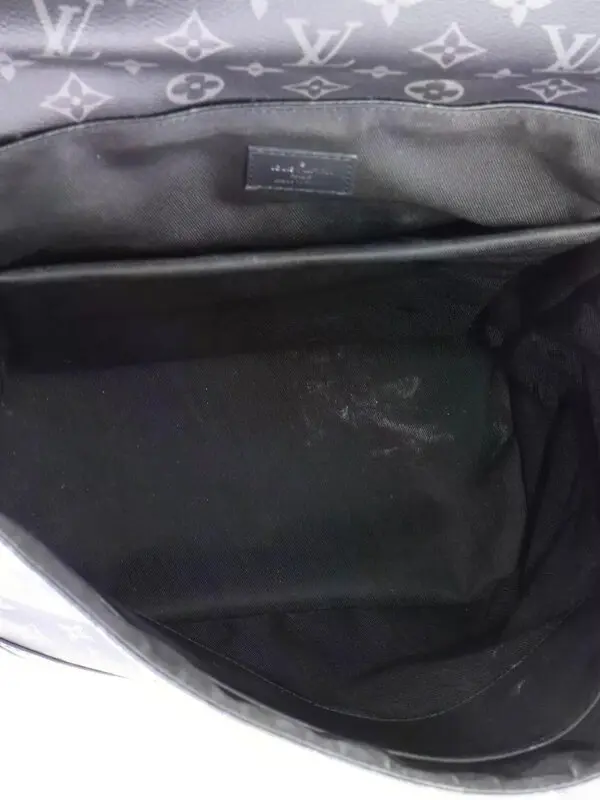 LOUIS VUITTON Steamer Monogram Eclipse Canvas Backpack - Black