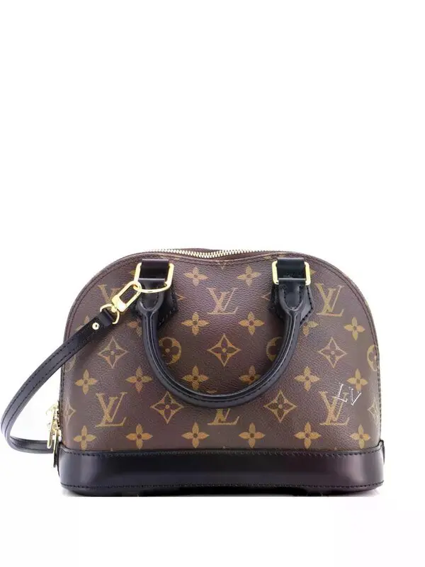 LOUIS VUITTON Alma Handbag My World Tour Monogram Canvas Bb