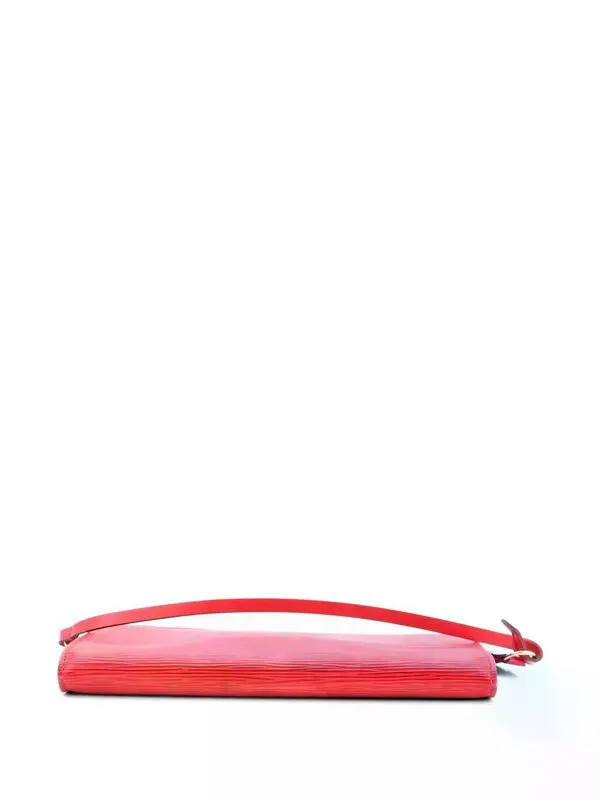 LOUIS VUITTON Pochette Accessoires Epi Leather Clutch Bag - Red